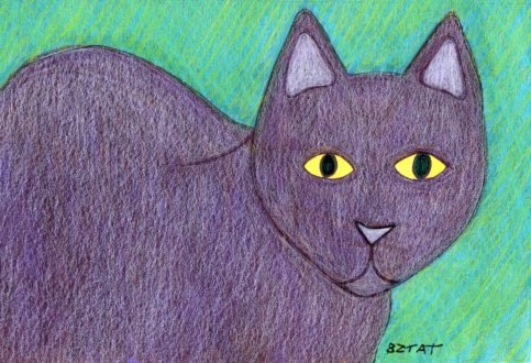 Born Free: Feral Cat Drawing #11 – BZTAT STUDIOS LLC