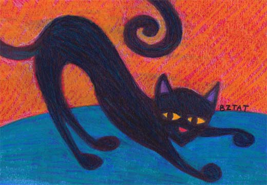 Born Free: Feral Cat Drawing #16 – BZTAT STUDIOS LLC
