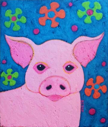 It's a Hippie Peace Piglet! – BZTAT STUDIOS LLC